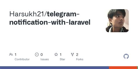 GitHub Harsukh Telegram Notification With Laravel