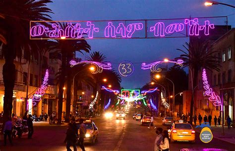Asmara Glitters With Twinkling Lights As Part Of Independence Day Celebrations Eritrea