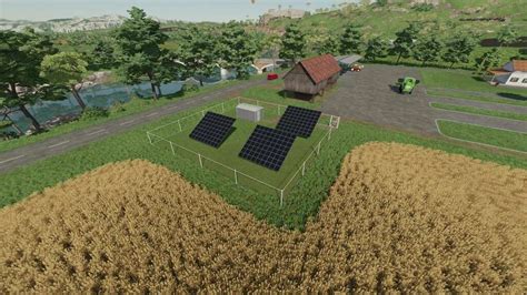 Ls22 Solar Field Large And Small V1000 Fs 25 Modding Ls25 Mod