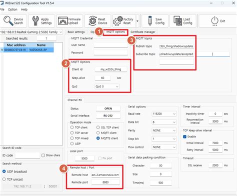 Mqtt Connection Guide Wiznet Document System
