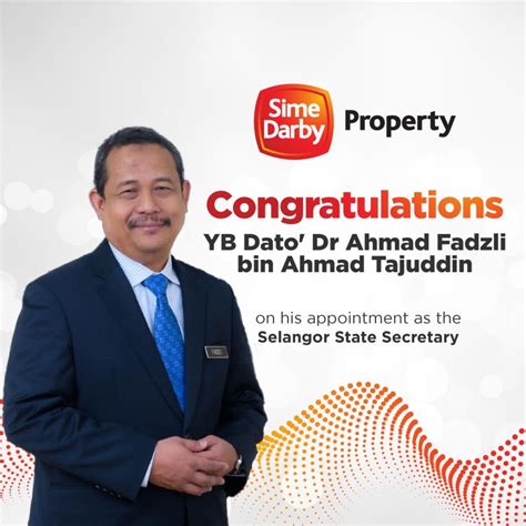 Heartiest Congratulations To Yb Dato Dr Ahmad Fadzli Bin Ahmad