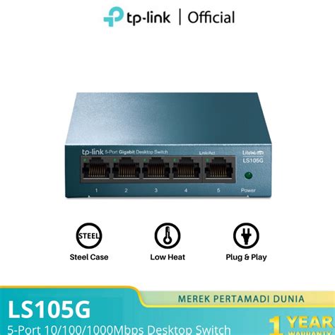 Jual ART T93F TPLink LS15G LiteWave 5Port Gigabit RJ45 Plug N Play Desktop Network Ethernet LAN