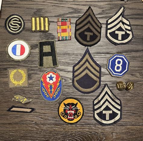Need Help Identifying Great Grandfather S Ww2 Army Patches R Military
