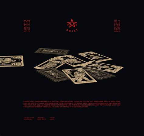 Witcher 3—ui And Gwint Redesigned On Behance Graphic Design Fun Graphic Design Posters Graphic