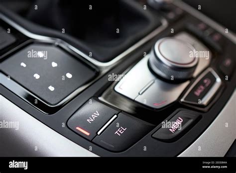 Modern Luxury Interior Element Navigation Gps Telephone Control And