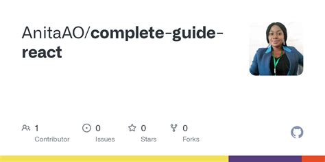 github anitaao complete guide react