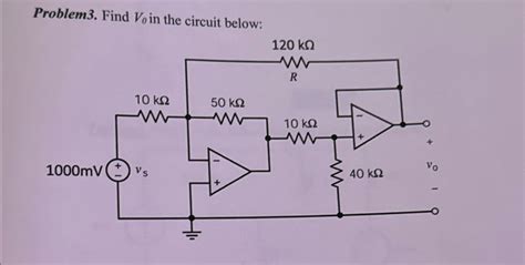 solved problem3 ﻿find v0 ﻿in the circuit below