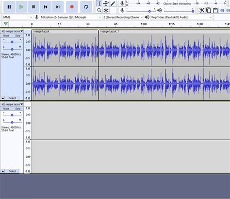 How To Insert And Merge Tracks In Audacity Tech How