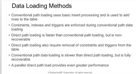 Module 19 Data Loader Postgres Administration Essentials From Edb