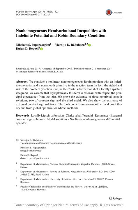 Nonhomogeneous Hemivariational Inequalities With Indefinite Potential And Robin Boundary