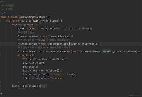 Java客户端和服务端连接与单项通信java Socket 做网络通讯如何判断已连接 Csdn博客
