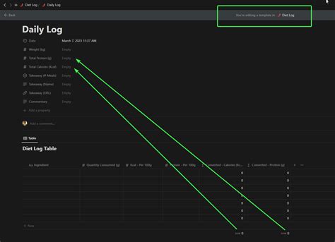 Rollup To Refer To New Table Generated By Template R Notion