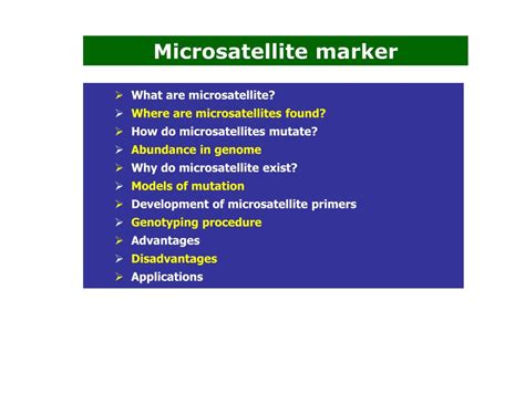 Ppt Molecular Marker Technologies Powerpoint Presentation Id 192558