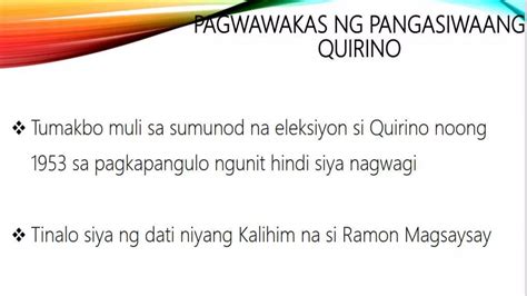MGA PANGULO NG IKATLONG REPUBLIKA NG PILIPINAS Pptx