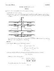Fall Hw Solns University Of Illinois Fall ECE ECE Homework Solutions