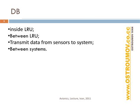 Avionics Digital data buses | PDF
