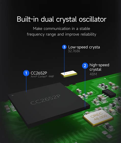 cc2652p zigbee blue tooth multi protocol 2 4ghz smd wireless soc module