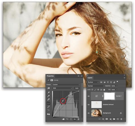 removing and lightening shadows on skin by lesa snider kelbyone insider