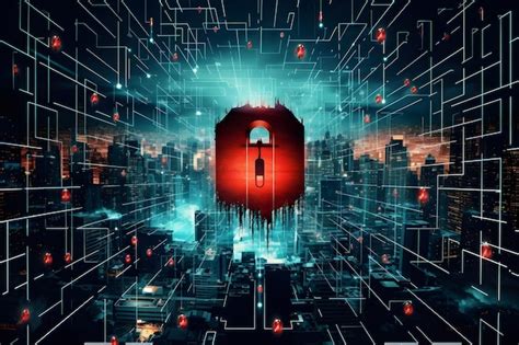 Premium Photo Data Protection Concept Generative Ai