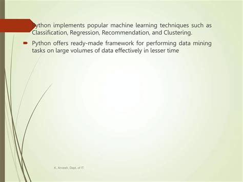 Machine Learning With Python 1ppt Technology Industry Industries