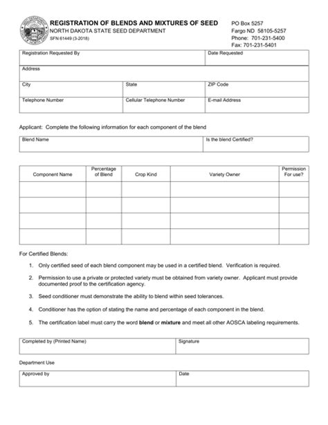 Form Sfn61449 Fill Out Sign Online And Download Fillable Pdf North