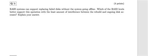 Q 1 4 Points Raid Systems Can Support Replacing