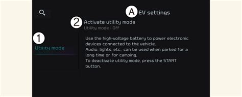 A EV Settings