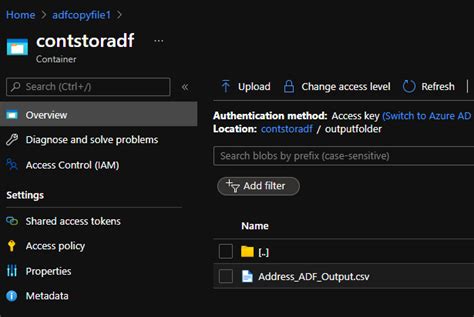 Azure Data Factory Copy Files Using ADF Pipeline