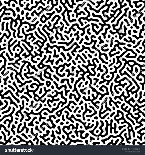 Turing Reaction Diffusion Seamless Pattern Made Stock Vector Royalty Free 2176088249