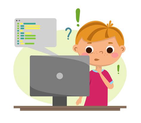 Lenfant écrit Le Code Du Programme Programmation Robotique Pour