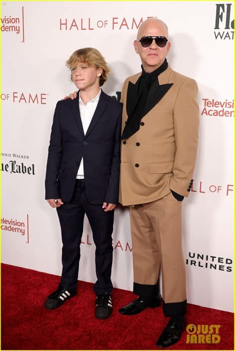 Ryan Murphy Makes Rare Red Carpet Appearance With Son Logan At Tv