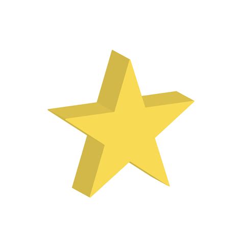 Icono De Estrella 3d Sobre Fondo Blanco 13470265 Vector En Vecteezy