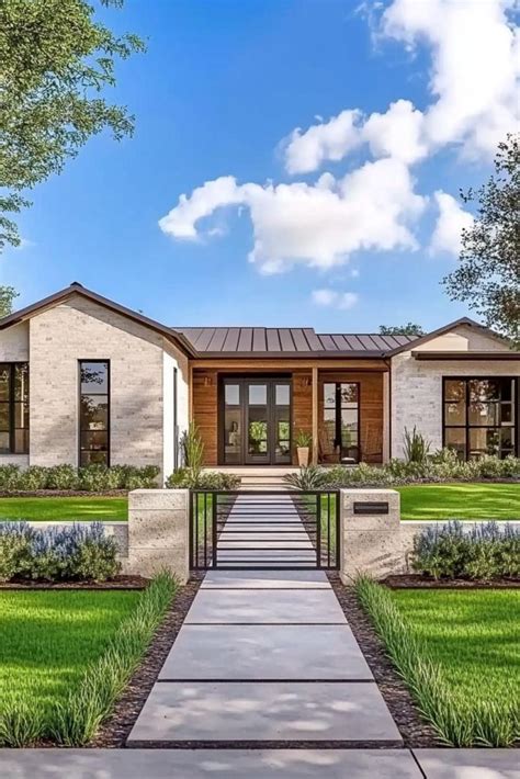 53 Elegant One Story Homes With Cozy Aesthetic