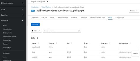 Creating A Two Disk RHEL VM With An Immutable OS Disk