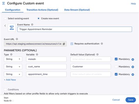Sending Automated SMS Using Webex Connect Visual Flow Builder