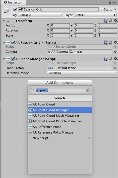 【unity】ar Foundationを使って平面にオブジェクトを置く Crossbridge
