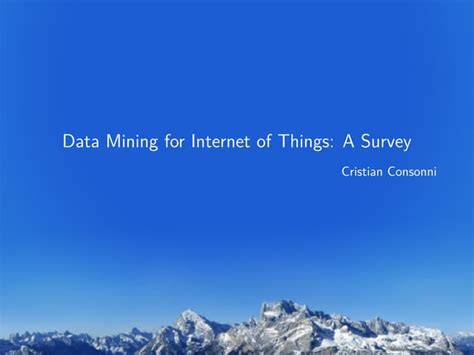 Cloud Computing And Networking Course Paper Presentation Data Mining