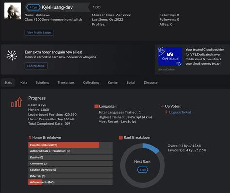 GitHub KyleHuang Dev CodeWar