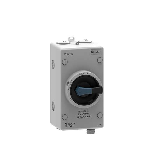 Ip66 Enclosure Mc4 Uv Resistance Earth Terminal Dc Isolator Switch Dc