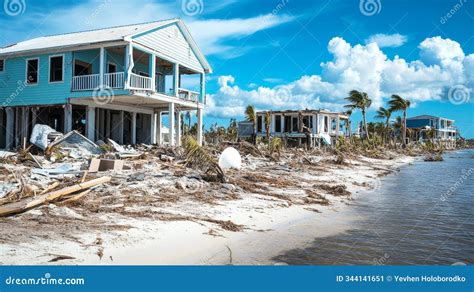 Resilient Coastal Community Rebuilding After Storm Surge To Combat