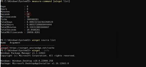 Winget List Command Takes 10 Seconds To Complete Issue 855 Microsoft Winget Cli GitHub
