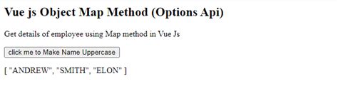 Vue 3 Map Array Or Map Object