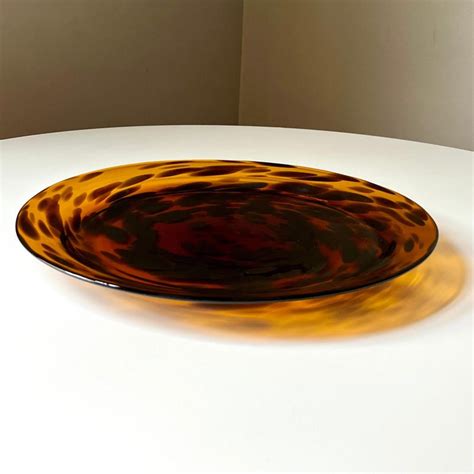 Tortoise Shell Glass Etsy