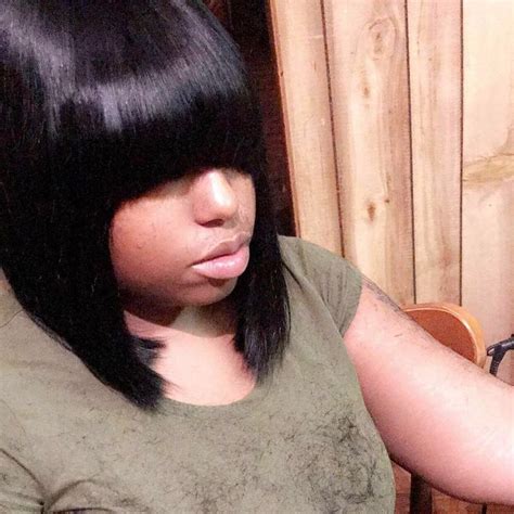 Quickweave Chinesebangs Middlegastylist Protectivestyles Chinese Bangs Quick Weave Bangs