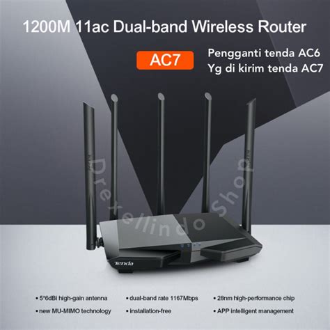 Jual Original Tenda Ac G Ghz Smart Dual Band Ac Wireless Router Shopee Indonesia