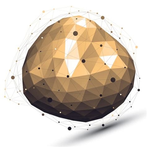 Premium Vector 3d Vector Abstract Design Object Deformed Complicated