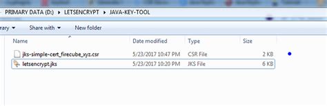 Tutorial Java Keystores Jks With Lets Encrypt Server Lets Encrypt Community Support