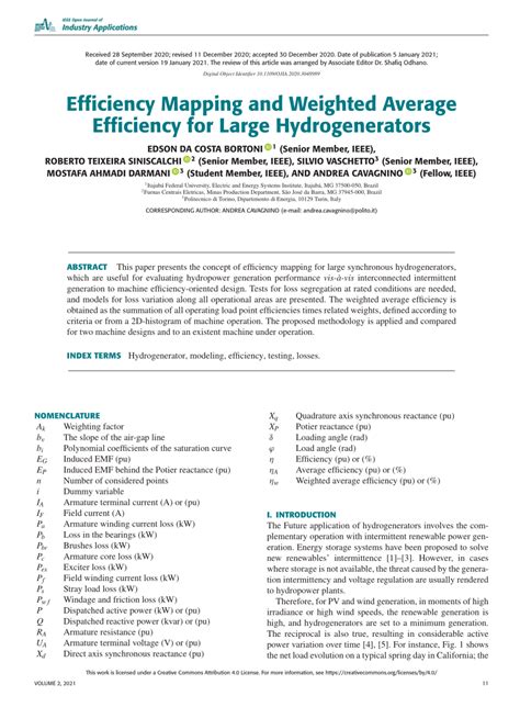 Pdf Efficiency Mapping And Weighted Average Efficiency For Large Hydrogenerators Pdf Efficiency Mapping And Weighted Average Efficiency For Large Hydrogenerators
