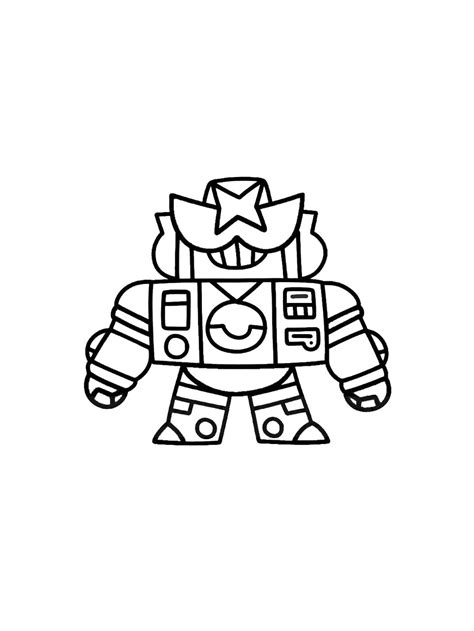 Surge Brawl Stars Coloring Pages