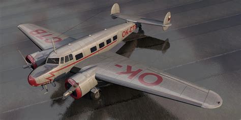 Lockheed L 10 Electra 3d Model By Chipbasschaos
